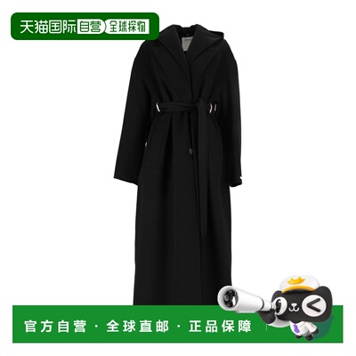 香港直邮SPORTMAX 女士大衣 262201601260013NERO【付后1h可退】