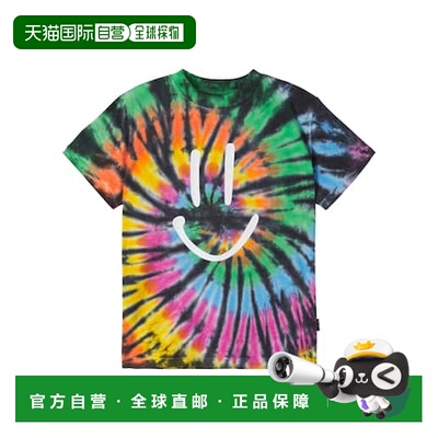 1h可退 香港直邮Molo 男童 Riley 扎染棉质针织T恤童装 colorful