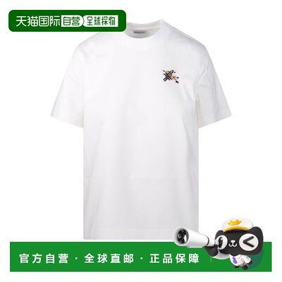香港直邮BURBERRY 女士T恤 8127956B7078 AW2026 白色 FRANKIE TF