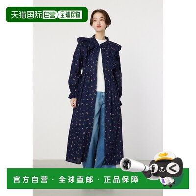 1h可退 日本直邮RODEO CROWNS WIDE BOWL 女士花纹荷叶边连衣裙 4