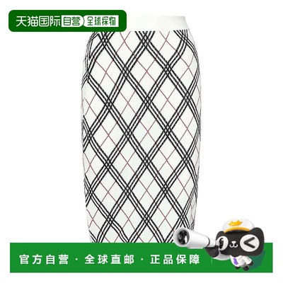 香港直邮BURBERRY 女士半身裙 8110570 AW2025 花色 Argyle Check