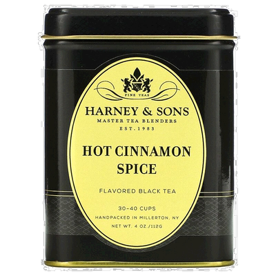 香港直发Harney & Sons红茶热辣肉桂香辛料甜辣风味113g茶叶