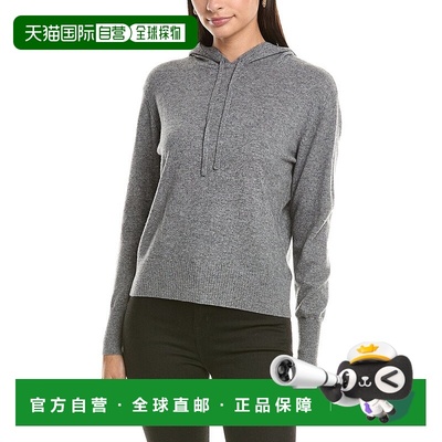 自营InCashmere套头衫羊绒连帽衫-灰色 美国奥莱直发