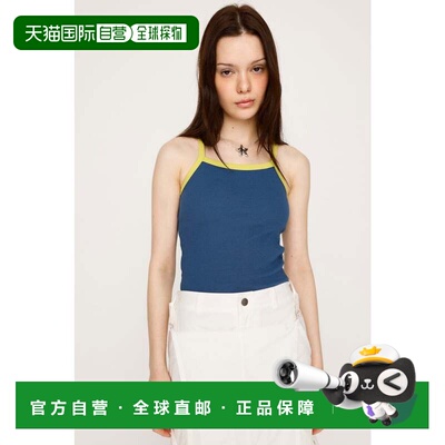 日本直邮SLY 美式露背吊带背心 藏青色