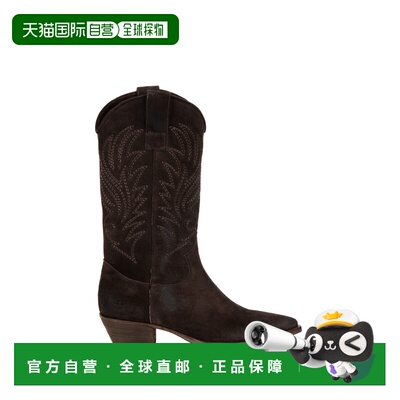 香港直邮Lemaire 女士 LEMARÈ TEXAN 咖啡色靴子 48686LCOCOFFEE