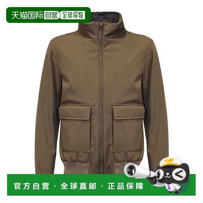 香港直邮HERNO 男士夹克 GI000542U127308010 AW2025 棕色 Woolen