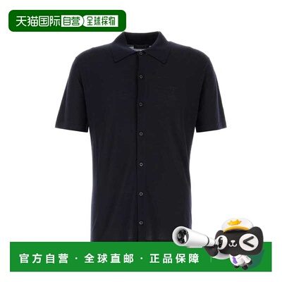 1h可退 香港直邮PRADA 男士T恤 UMG382SOOO16EOF0008 SS2025 蓝色