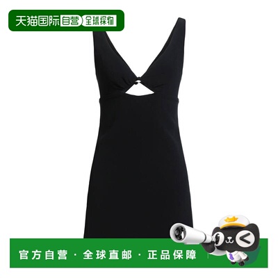 1h可退 香港直邮潮奢 Ami Paris 女士 短款连衣裙 black黑色 舒适