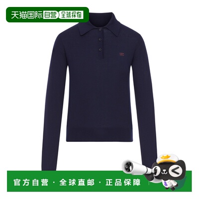 1h可退 香港直邮Celine 长袖POLO衫 RY0TD3B20.
