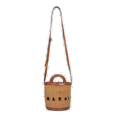 香港直邮MARNI 女士手提包 SCMP0056Q1P386000M50 AW2025 棕色