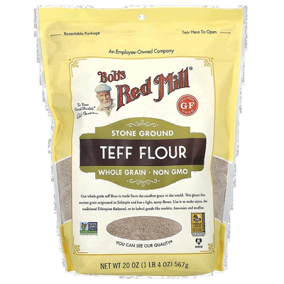 香港直发Bob's Red Mill鲍勃红磨坊石磨苔麸粉全谷物567g