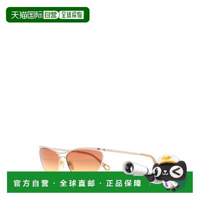 香港直邮CHLOÉ 女士太阳镜 CH0386S00462BROWN SS2026 米白色