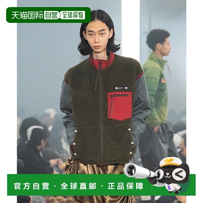 1h可退 日本直邮KHOKI男装撞色拼接宽松休闲外套 115650014