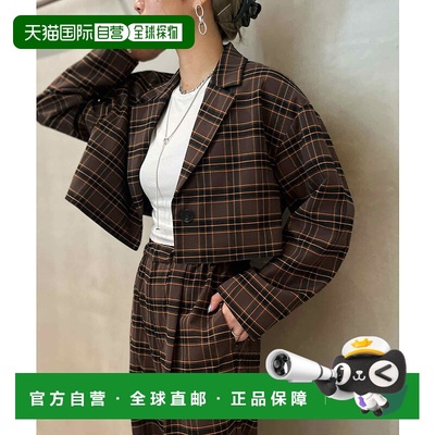 1h可退 日本直邮LE CERCLE par rope' 女装 宽松短款西装外套 可