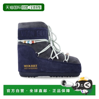 1h可退 香港直邮moon boot 月亮靴 女士 MOON X GUEST 低帮绒面革