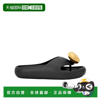 香港直邮LOEWE 女士拖鞋 L815465XAD1206 SS2026 黑色 Foam Pebbl