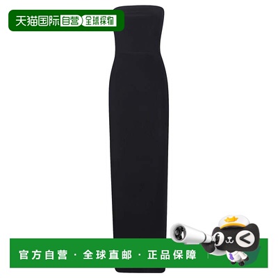自营norma kamali抹胸修身长裙-黑色 美国奥莱直发