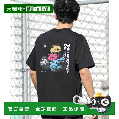 日本直邮THE NORTH FACE 男士短袖T恤 NT32647 北面黑色内搭