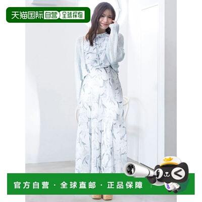 日本直邮MERCURYDUO 女装 美式复古碎花荷叶边连衣裙 0026303012