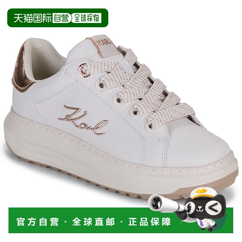 欧洲直邮Karl Lagerfeld卡尔拉格斐女鞋低帮板鞋KAPRI LUG Signia