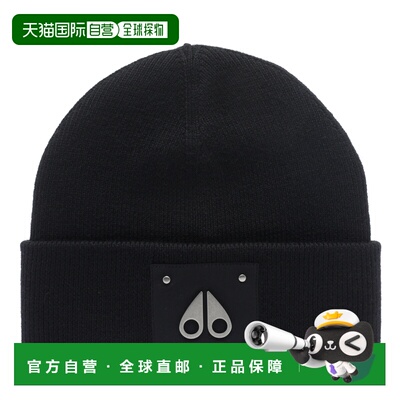 香港直邮MOOSE KNUCKLES 男士帽子 M34MA574292 AW2026 黑色