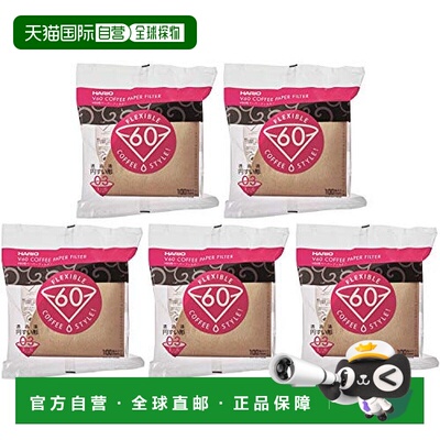 【日本直邮】HARIO V60用 咖啡滤纸 03M 500张装 VCF-03-100M