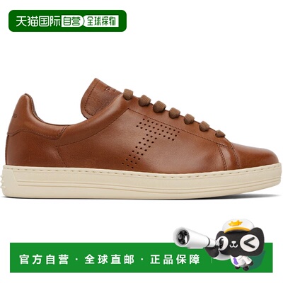 1h可退 香港直邮Tom Ford 汤姆 福特 男士 棕色 Grain Leather Wa