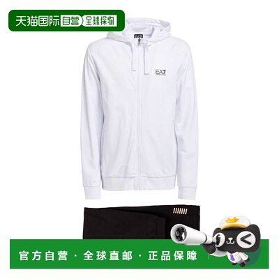 1h可退 香港直邮潮奢 Ea7 男士 Outfit 运动运动装 white白色 舒
