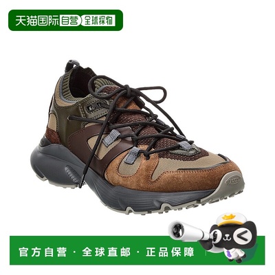 自营tod'sTOD’s Knit & Leather Sneaker - multi 美国奥莱直发