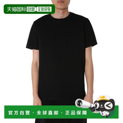 1h可退 香港直邮MOSCHINO 男士T恤 071070380555 AW2020 黑色 ROU