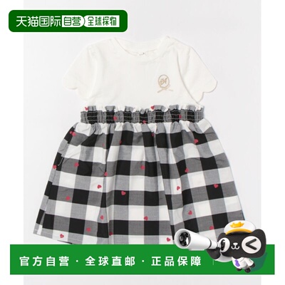 日本直邮apres les cours 儿童3款拼接设计花边连衣裙  V317915