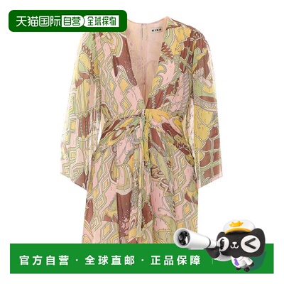 香港直邮RIXO 女士连衣裙 636109049 AW2026 绿色 Rixo multicolo