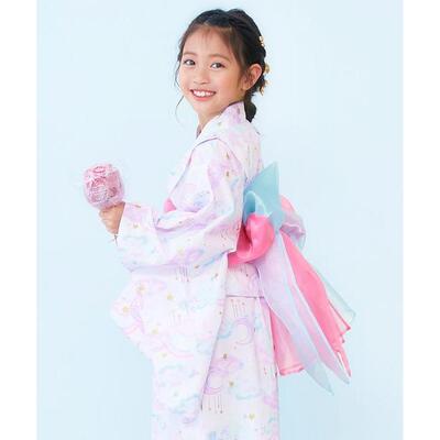 日本直邮devirock 可变连衣裙款 分体设计 2条腰带 儿童浴衣 26SS