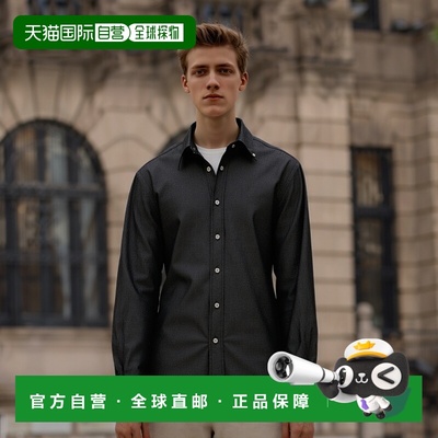 1h可退 日本直邮ERRICO FORMICOLA 男士经典款牛仔衬衫 1133574