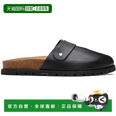 1h可退 香港直邮潮奢 A.P.C. 女士 黑色 Danny 穆勒鞋 PXAWVF5326