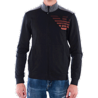 香港直邮EA7 EMPORIO ARMANI 男士夹克 6GPM14PJ05ZNEROBLACK