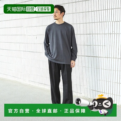 1h可退 日本直邮LOOPWHEELER 男女同款 轻盈绵质 长袖T恤 稍宽松