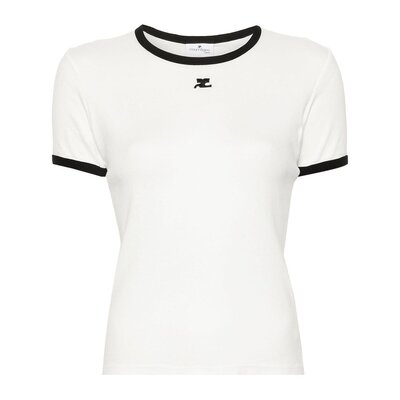 Courreges 女士 短袖T恤 VESJTS017JS0070