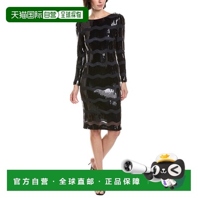 自营Nanette Nanette Lepore Mesh & Sequin Midi Dress - blue