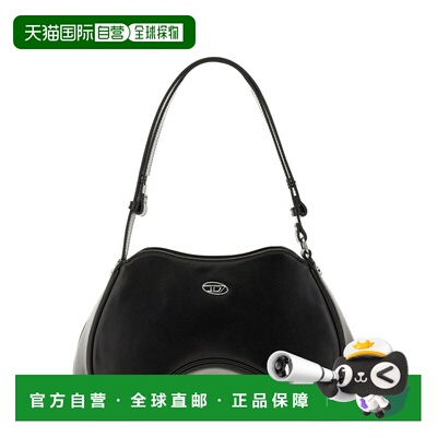 1h可退 香港直邮DIESEL 女士斜挎包 X10201PR227T8013 AW2025 黑