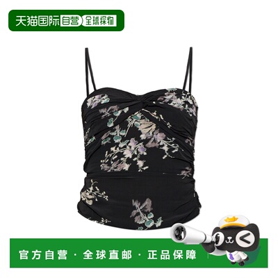 香港直邮ISABEL MARANT ÉTOILE 女士背心吊带 HT0899FAD3J02EBLAC