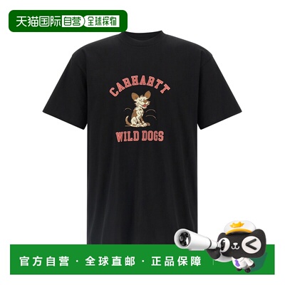 1h可退 香港直邮CARHARTT WIP 男士T恤 I03545089XX AW2025 黑色