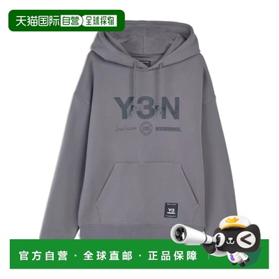 1h可退 香港直邮Y-3 NBHD 图案连帽衫 Men crov