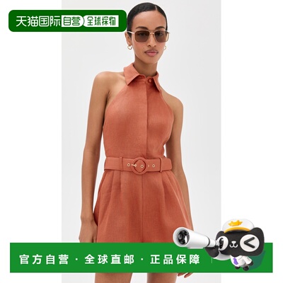 1h可退 香港直邮ZIMMERMANN 女士 Awaken 挂脖连身裤  舒适时尚
