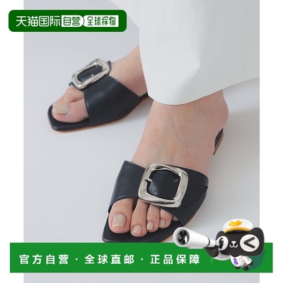 1h可退 日本直邮IL SANDALO OF CAPRI 女士方扣平底凉鞋  6433009