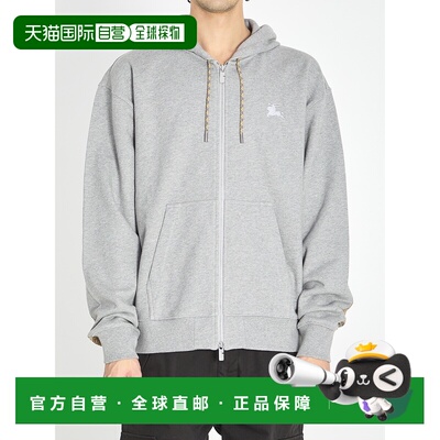 香港直邮BURBERRY 男士卫衣 8120756A2142 SS2026 灰色 FELPE