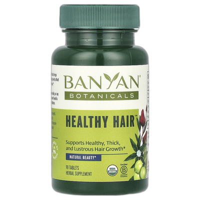 香港直邮Banyan Botanicals,头发健康补充剂，90 片精华