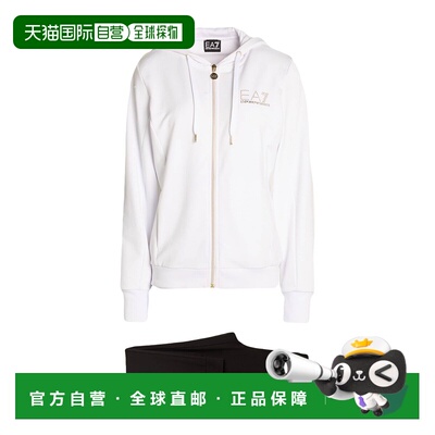 1h可退 香港直邮Ea7 女士 Tracksuits 运动装 white白色 舒适时尚
