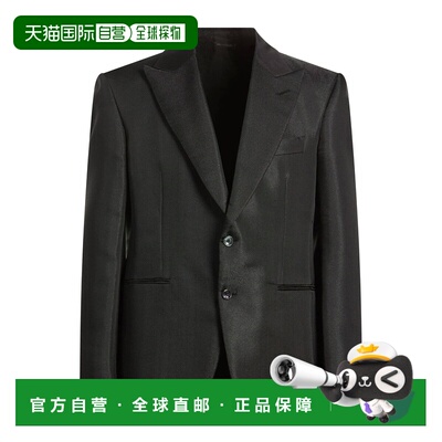 香港直邮Tom Ford 汤姆 福特 男士 西装外套 grey灰色 舒适时尚