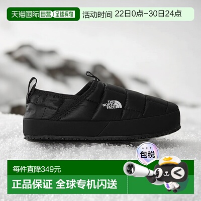 欧洲直邮北面Thermoball™ Traction II 儿童冬季拖鞋TheNorthFace